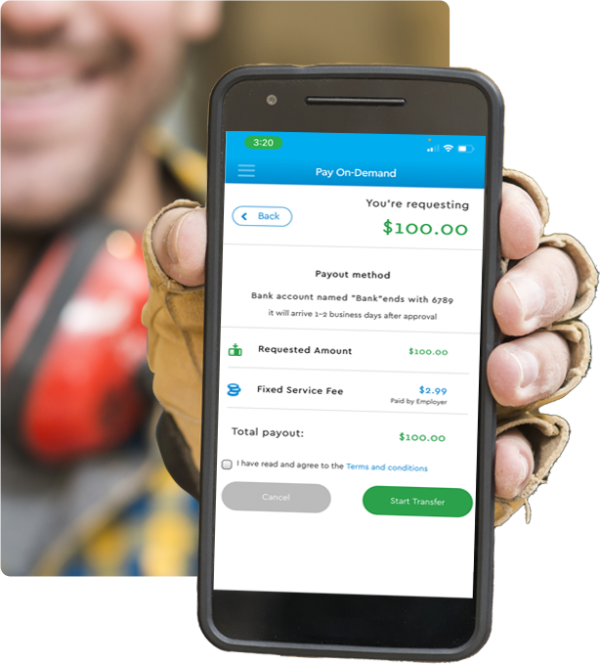 Pay On-Demand | Fingercheck