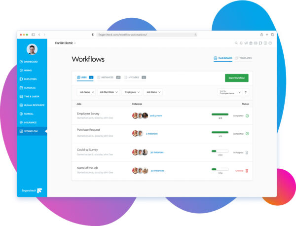 Workflows | Fingercheck