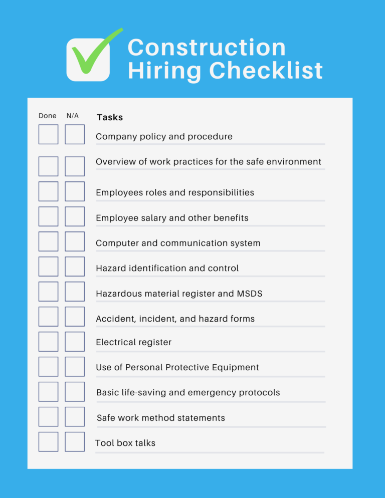 HR In Construction Hiring and Benefits | Fingercheck