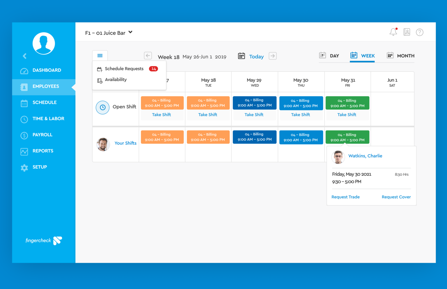 Take Scheduling Your Workers To A New Level With Fingercheck