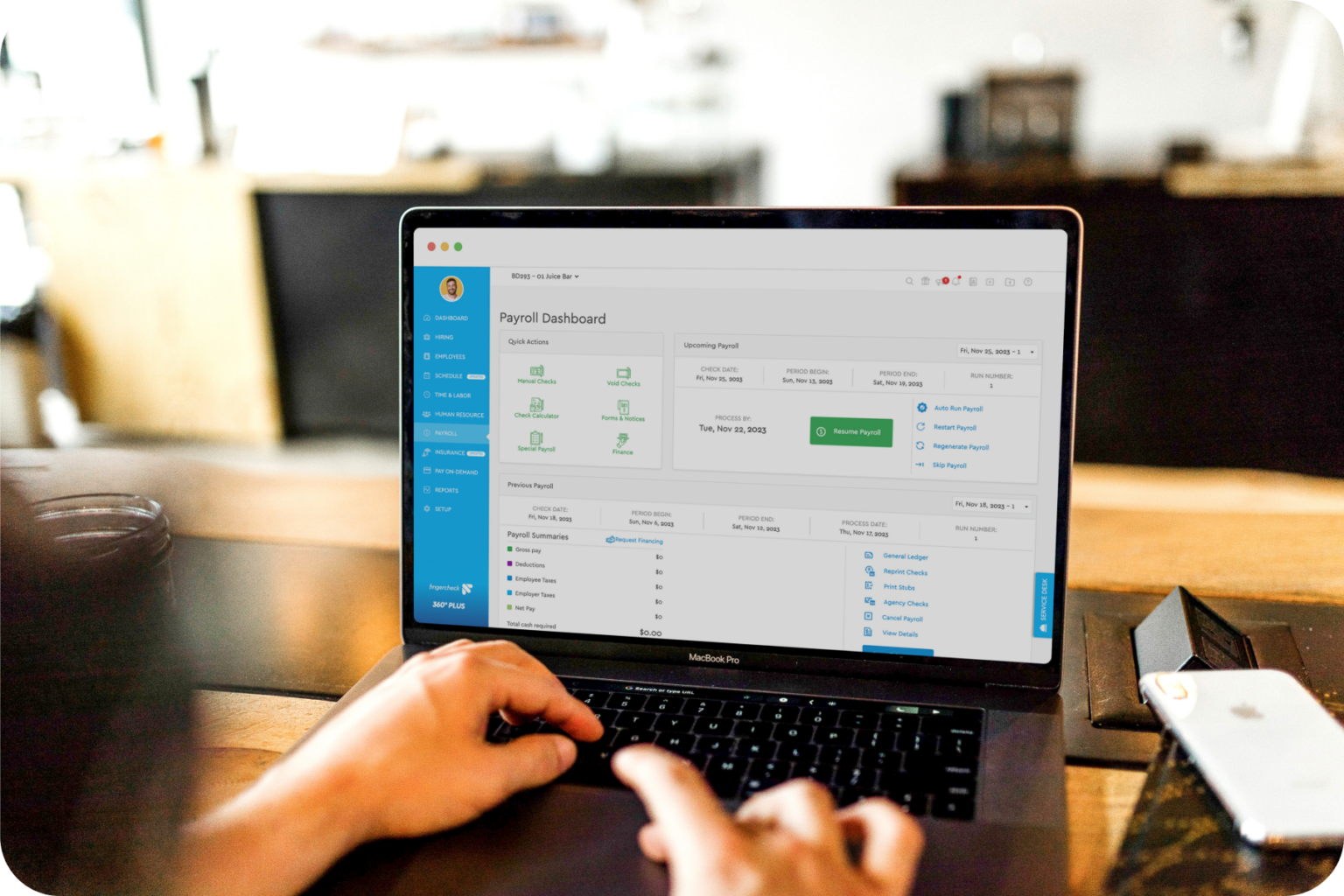 Automated Payroll & HR for Small Businesses | Fingercheck
