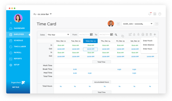 Smarter Time Tracking & Attendance | Fingercheck